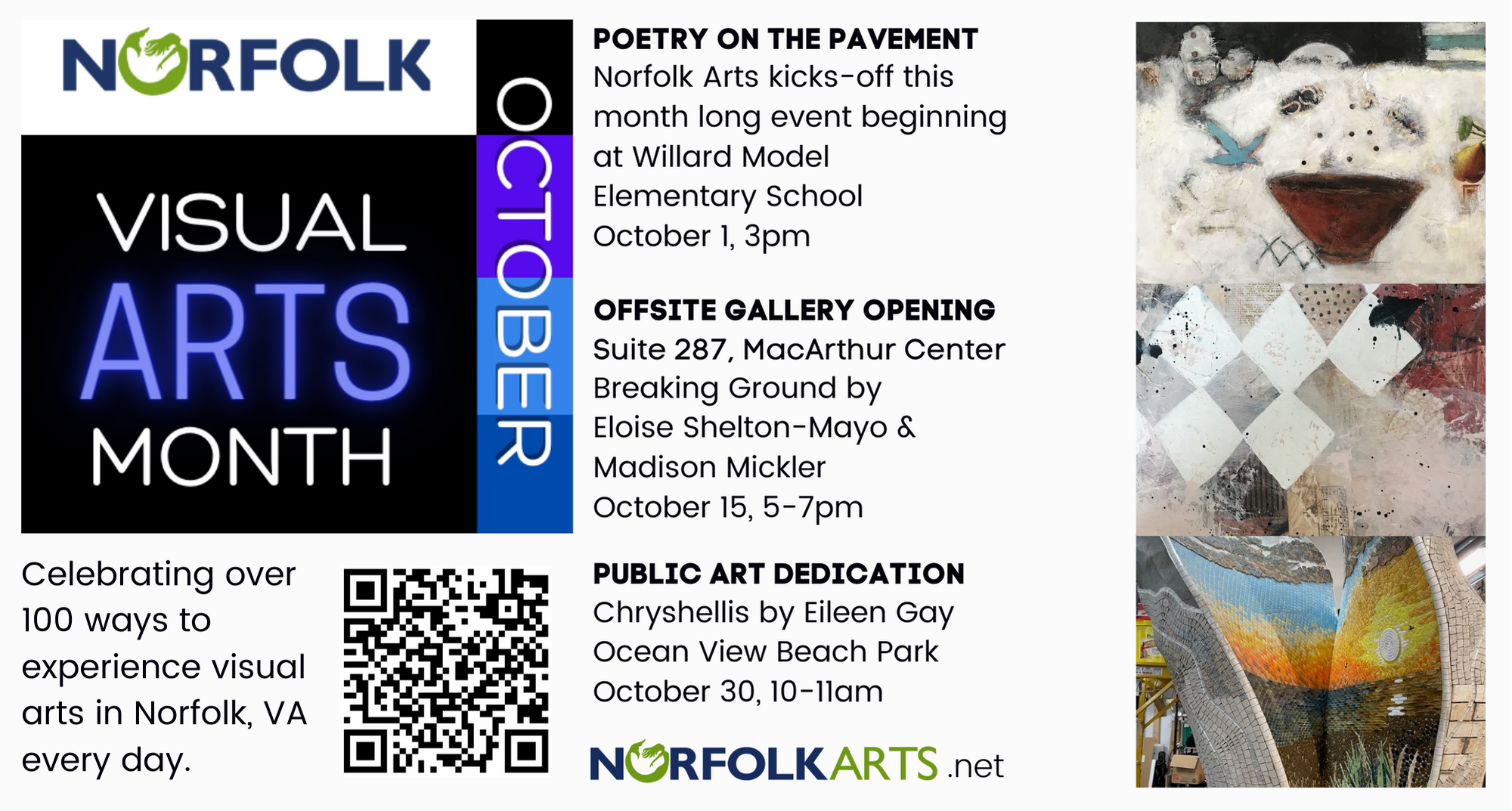 Visual Arts Month is coming - Norfolk Arts
