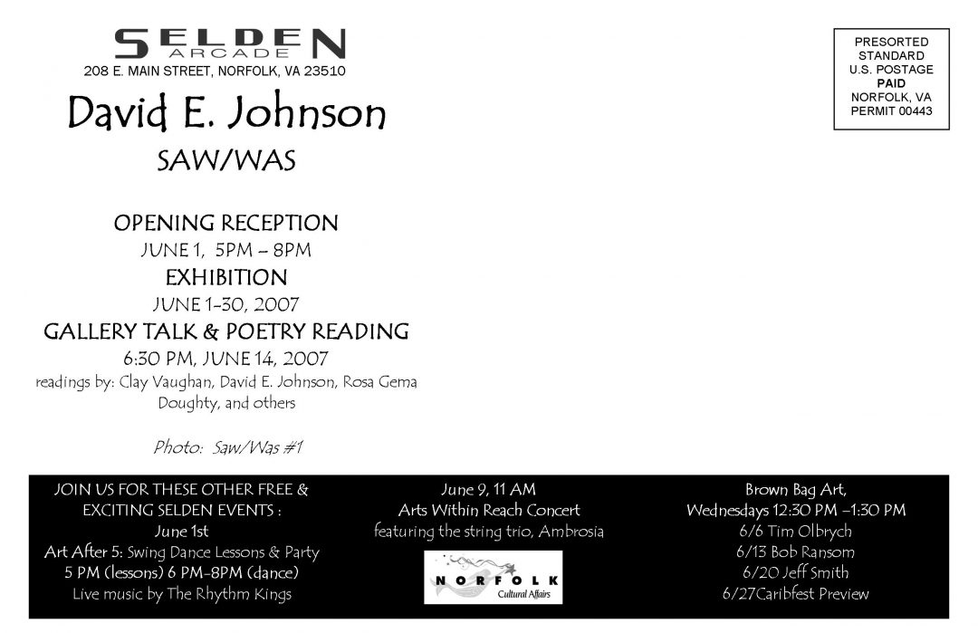 David Johnson - Norfolk Arts