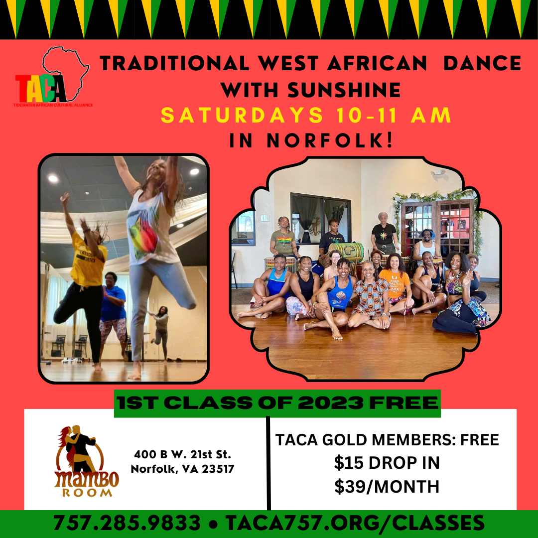 Traditional West African Dance via Norfolk Arts grantee TACA 757 every ...